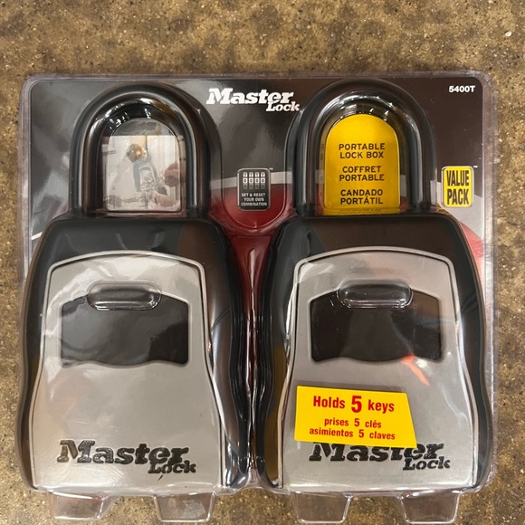 master lock | Other | Master Lock 540t Value Pack New Holds Up To 5 ...